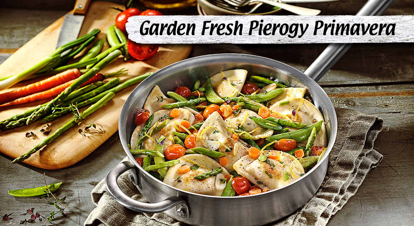 Garden Fresh Pierogy Primavera | Easy Home Meals