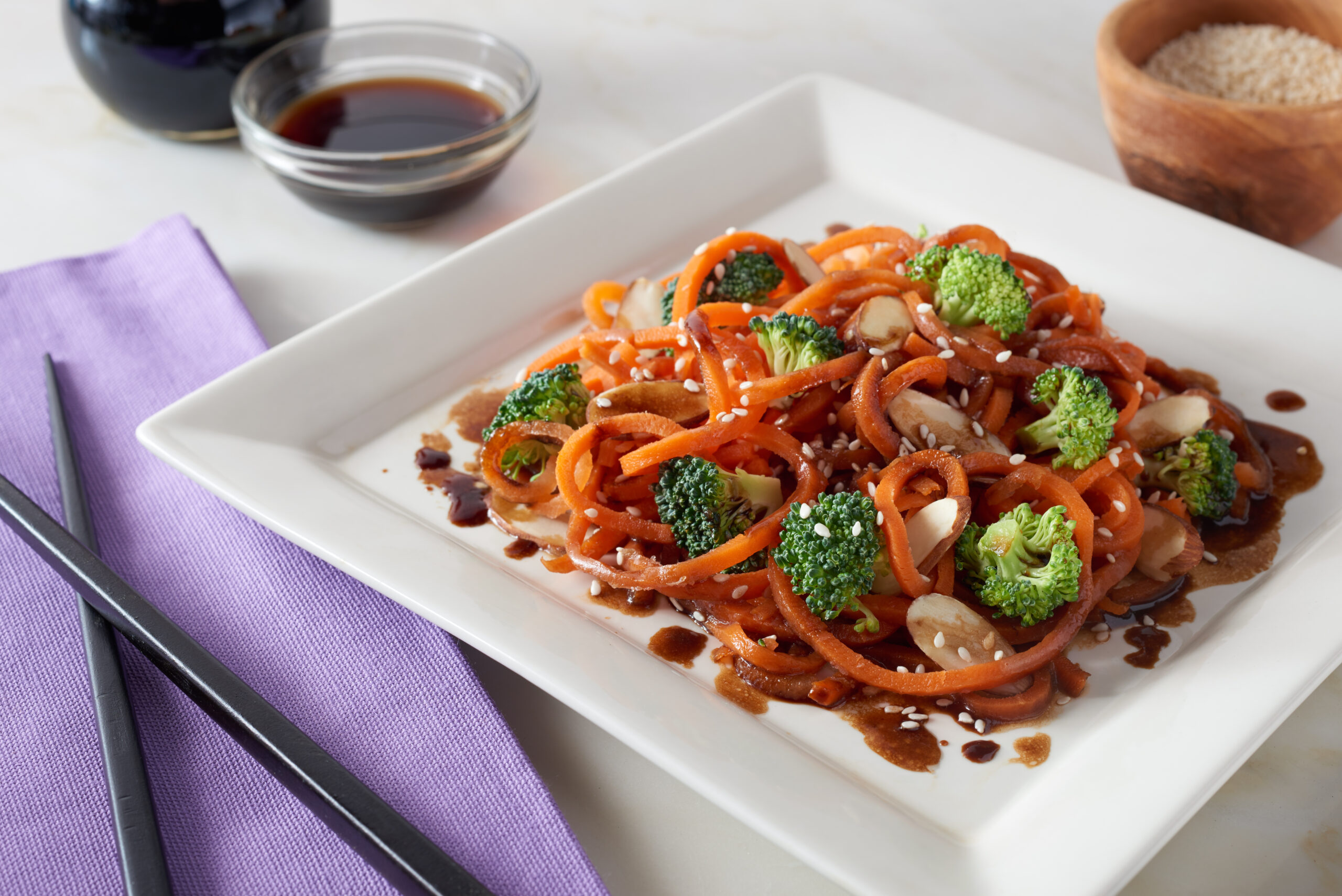 Asian Carrot Spirals Stir Fry - Green Giant Recipe