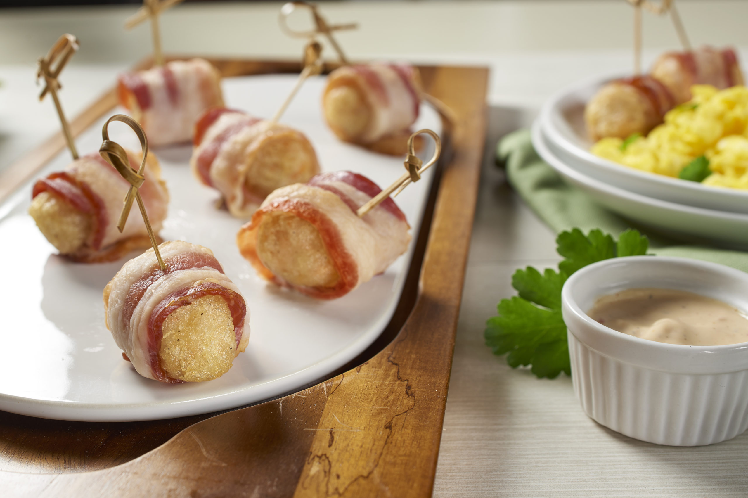 Bacon Wrapped Veggie Tots - Green Giant Recipe