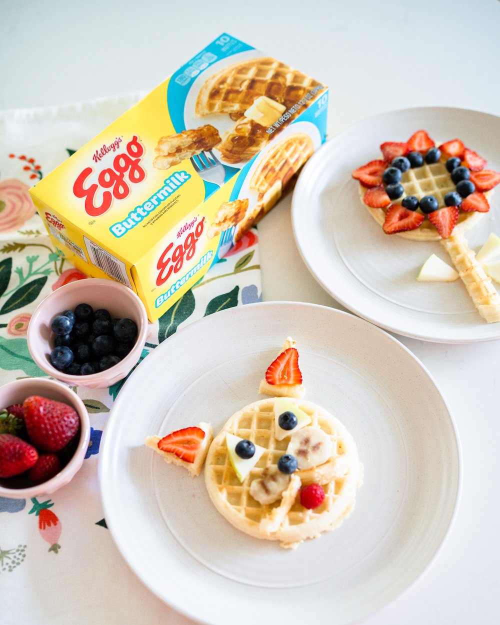 Fun Character Waffles for Back to School | Easy Home Meals