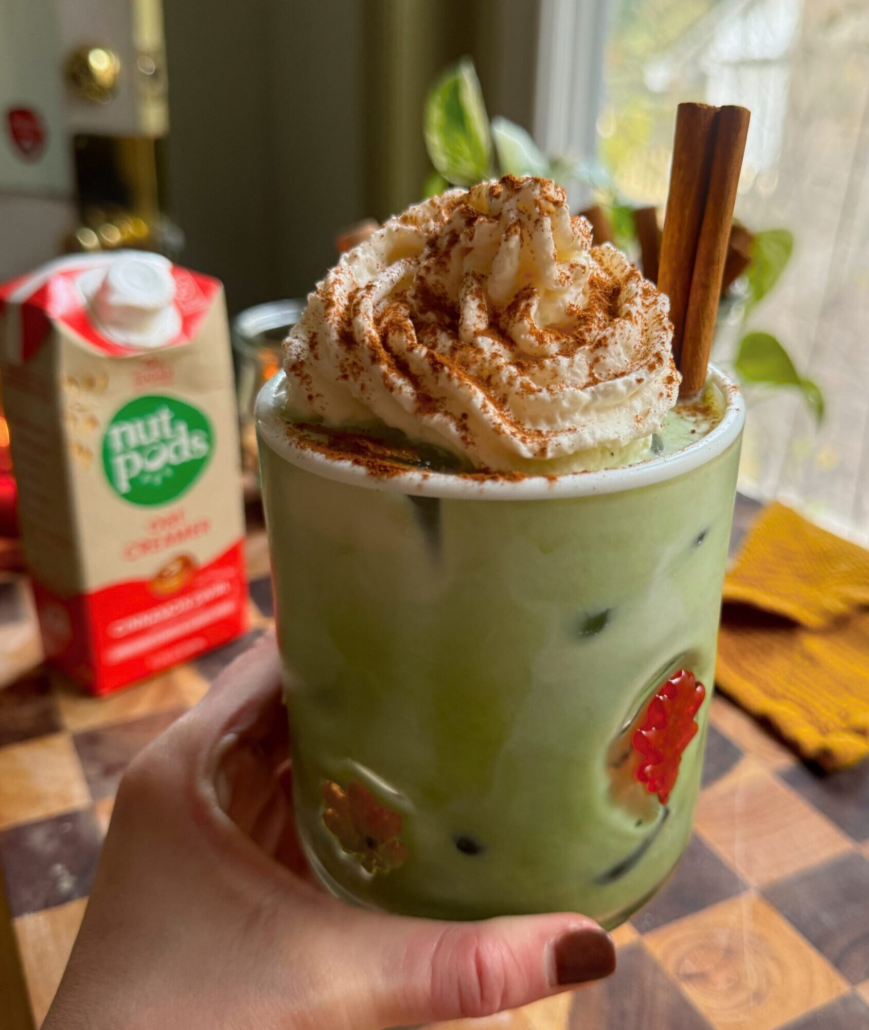 Maple Cinnamon Bun Shaken Matcha | Easy Home Meals