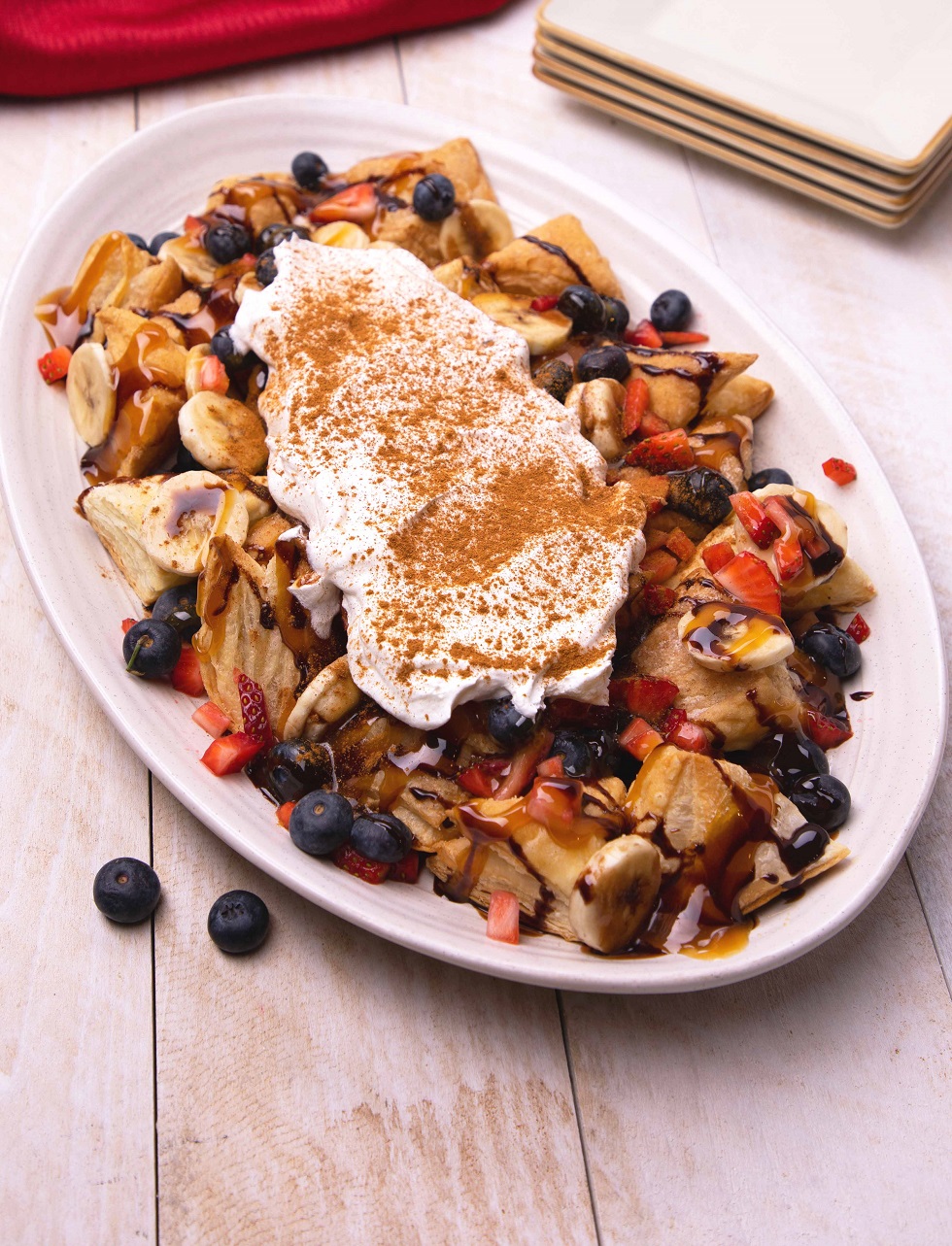 Cinnamon Sugar Dessert Nachos | Easy Home Meals