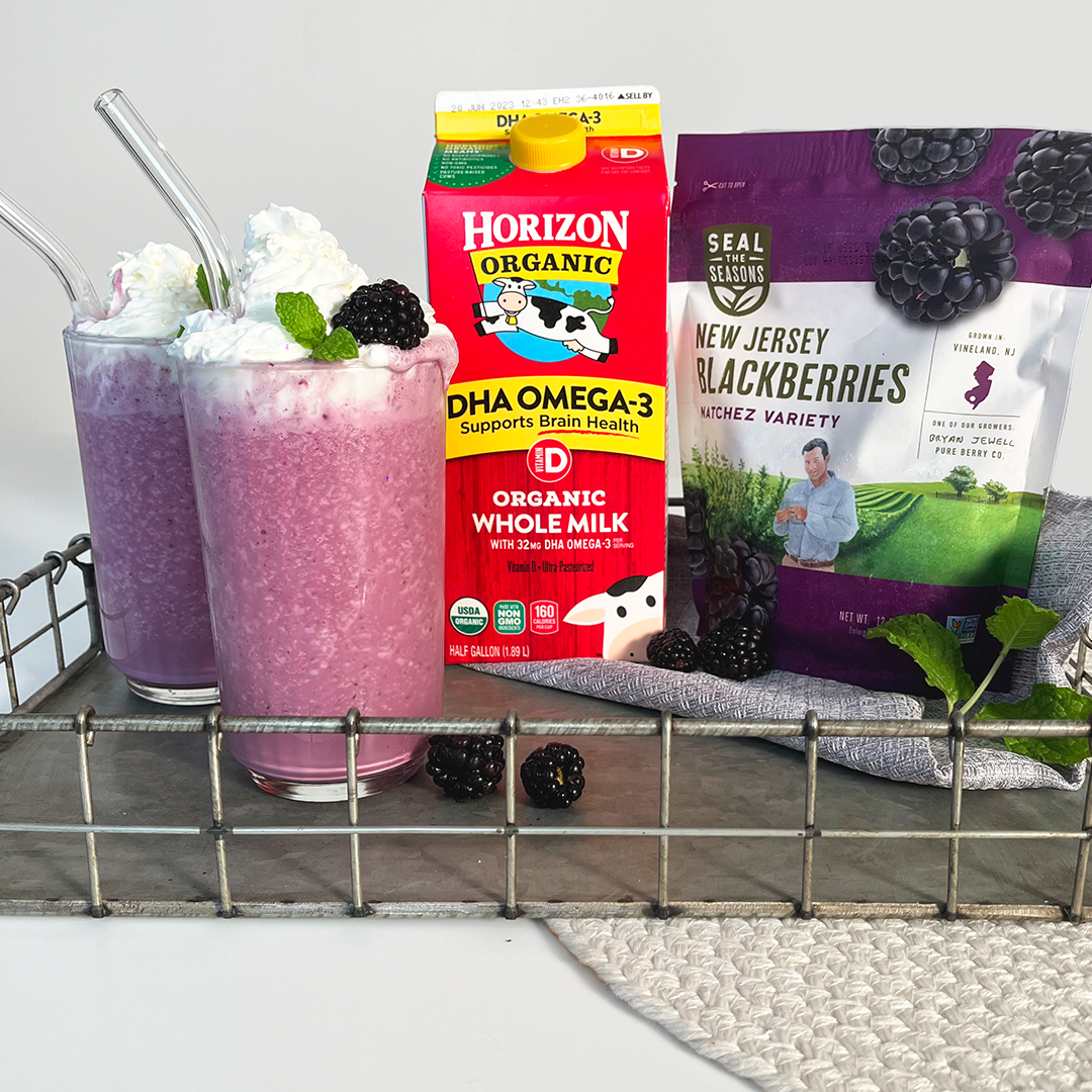 Blackberry Milkshake Recipe | Easy Home Meals