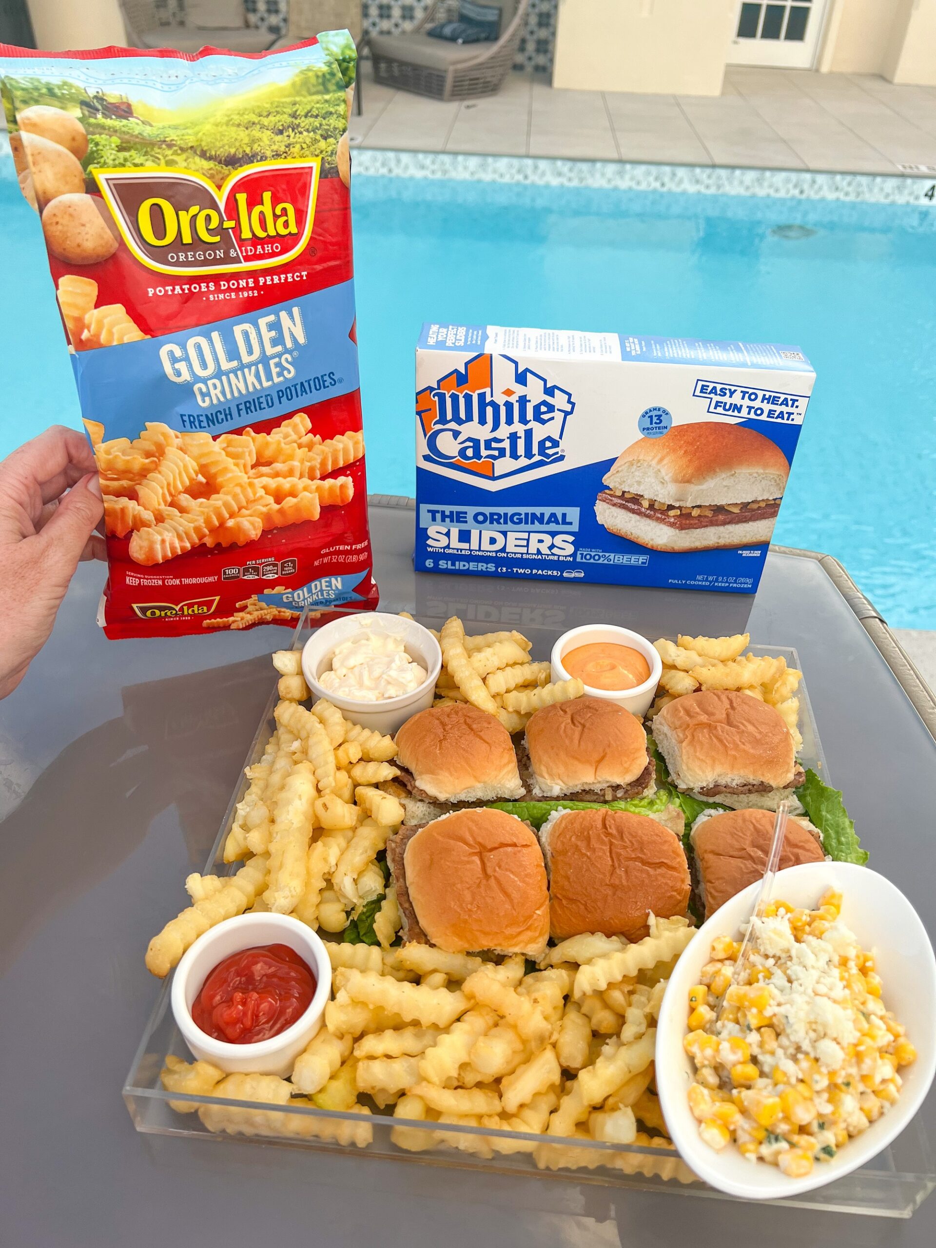 Burger Fry Board Easy Home Meals