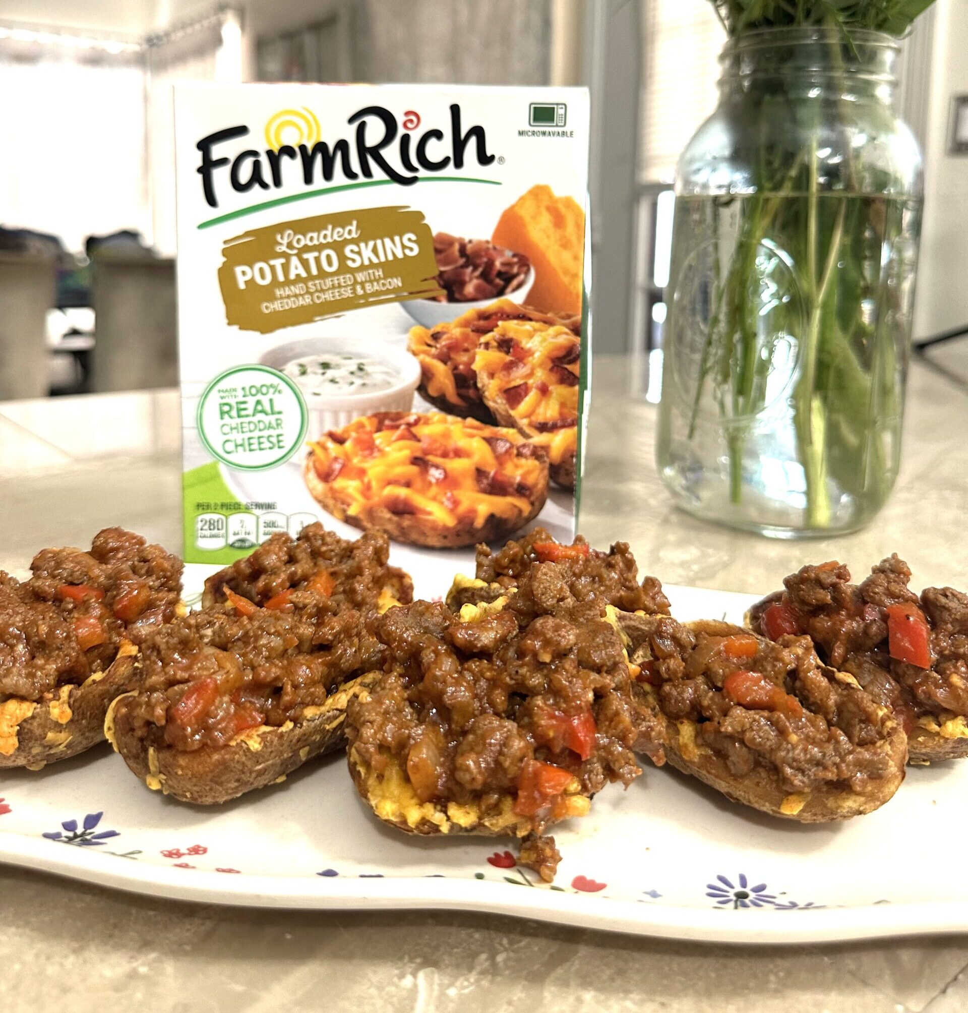 Sloppy Joe Loaded Potato Skins | Easy Home Meals
