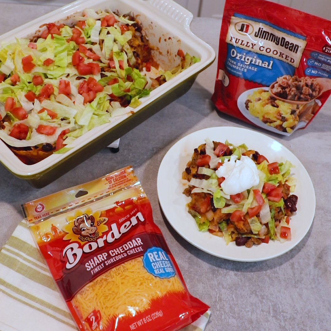 Game Day Taco Bake | Easy Home Meals