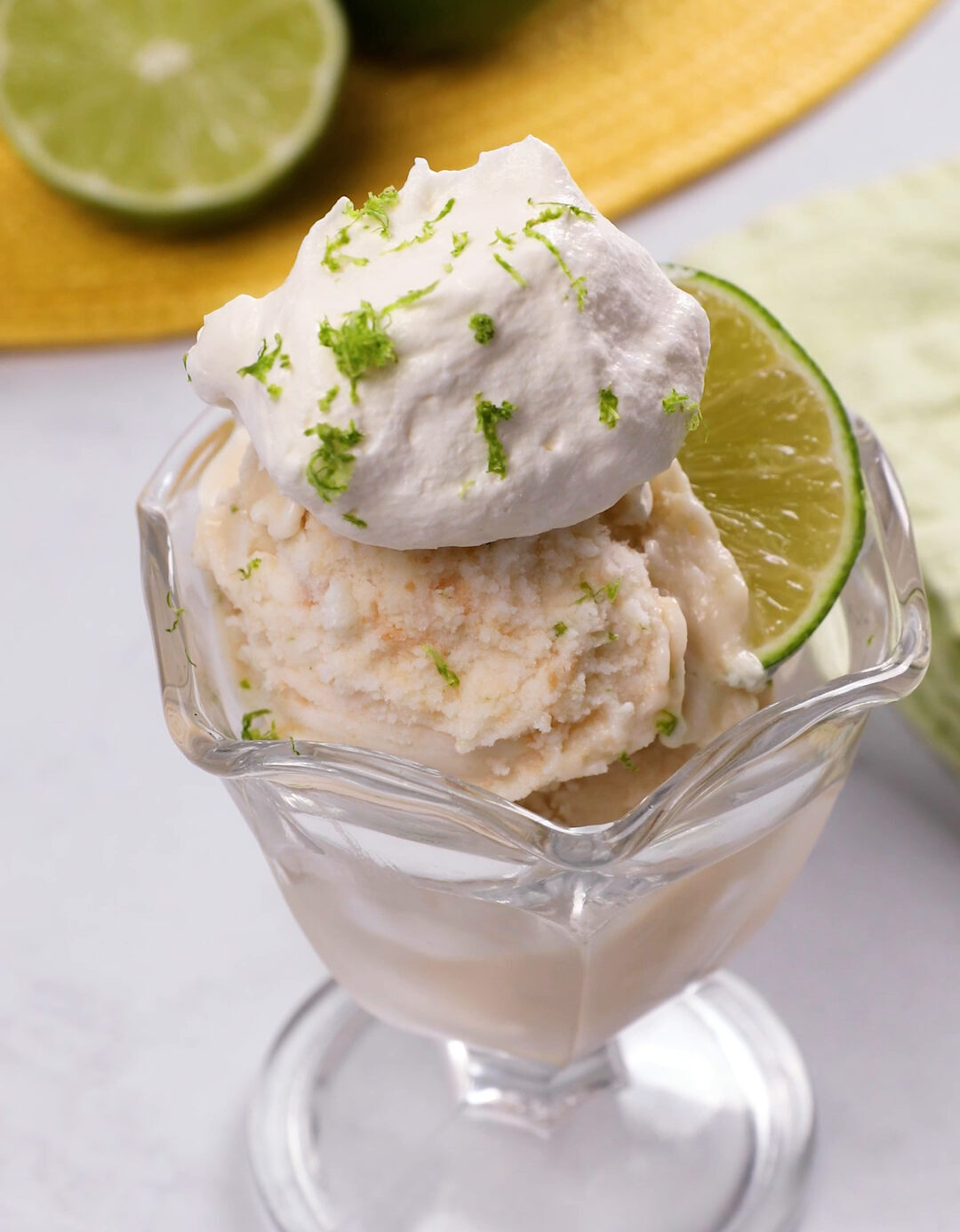 Dairy-Free Key Lime Pie Frozen Yogurt | Easy Home Meals